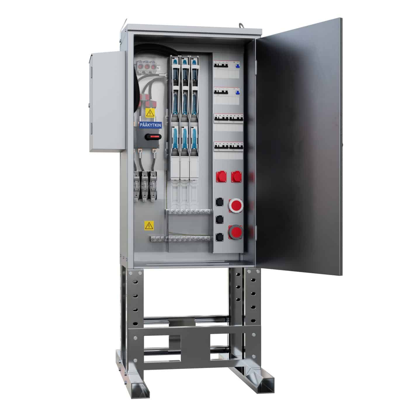Temporary power supply cabinets with meter - TSR | ELSITE