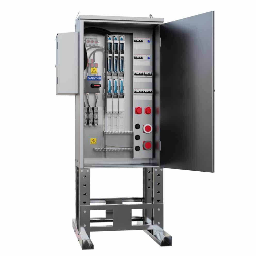 Temporary power supply cabinets with meter - TSR | ELSITE