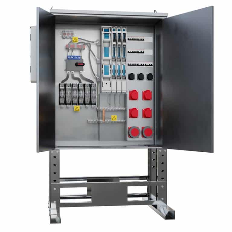 Temporary power supply cabinets with meter - TSR | ELSITE