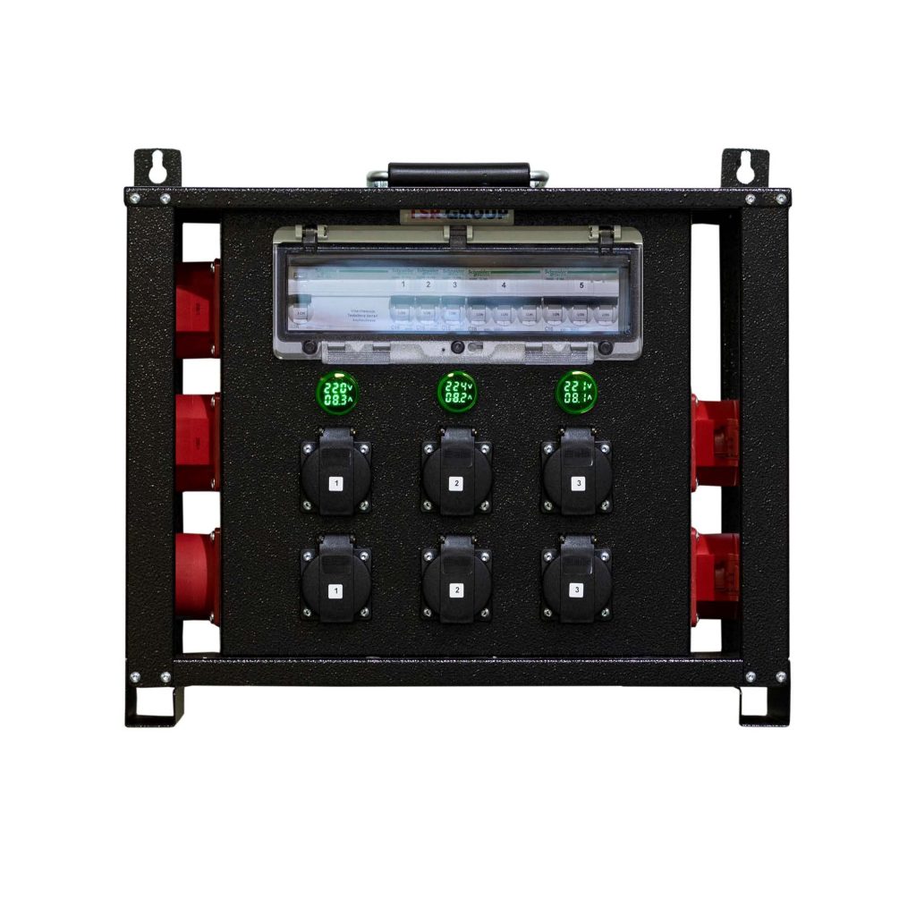 Subcabinet with phase load measurement TSR HUB 32A - TSR | ELSITE
