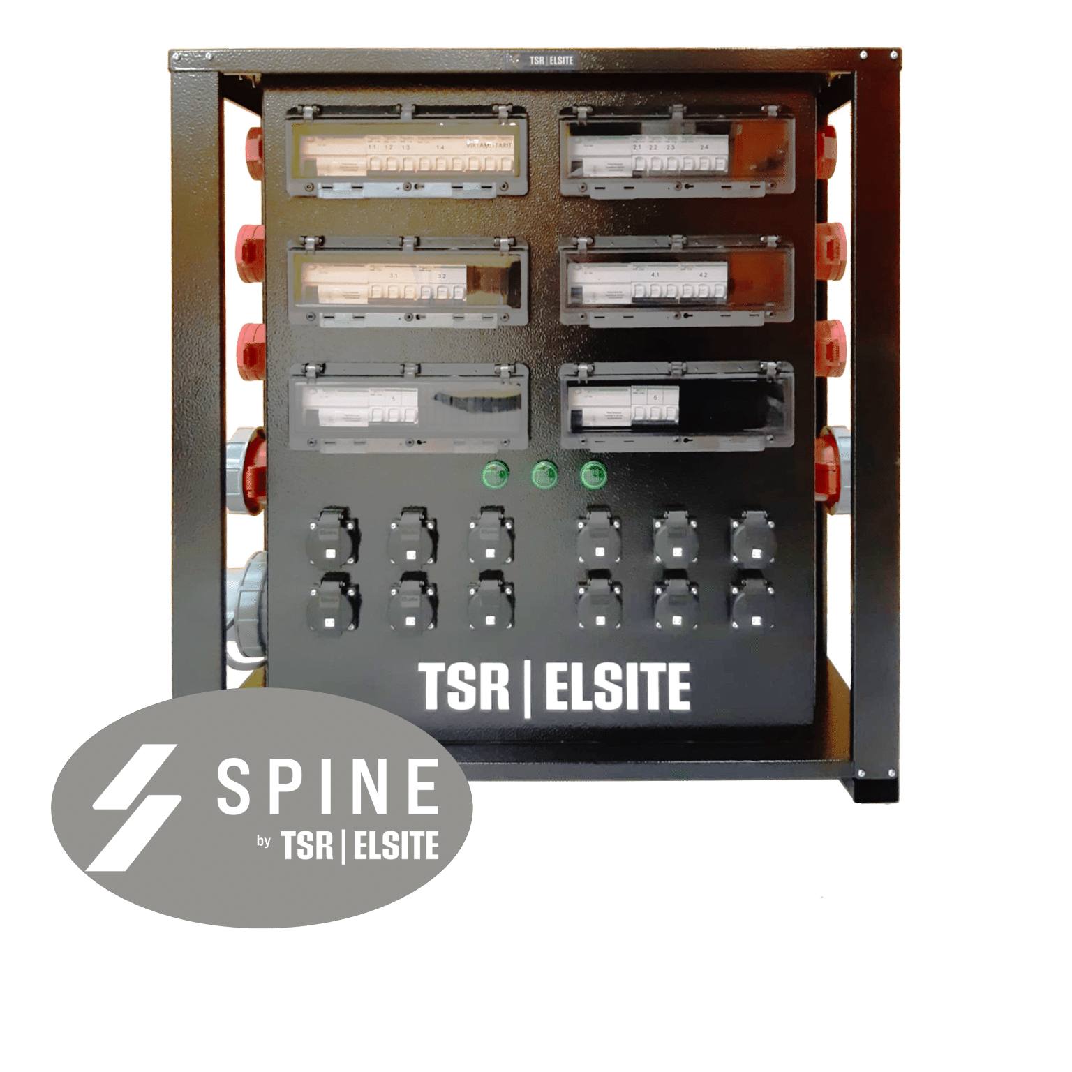 Sub distribution board 125A with Spine monitoring HUB 125/VM - TSR | ELSITE